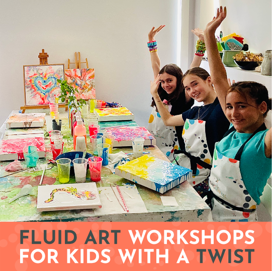 Creative Fluid Art Workshops for Kids | PLAYCARNIVAL Sydney